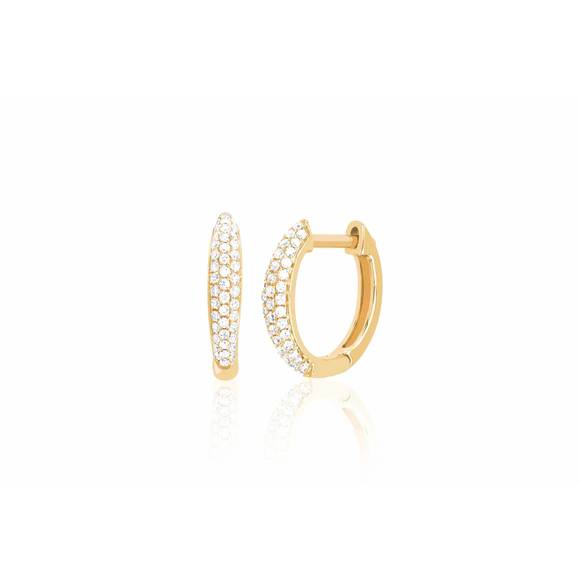 Ef Collection | Jewelry | New Ef Collection Womens Mini Huggie Earrings ...
